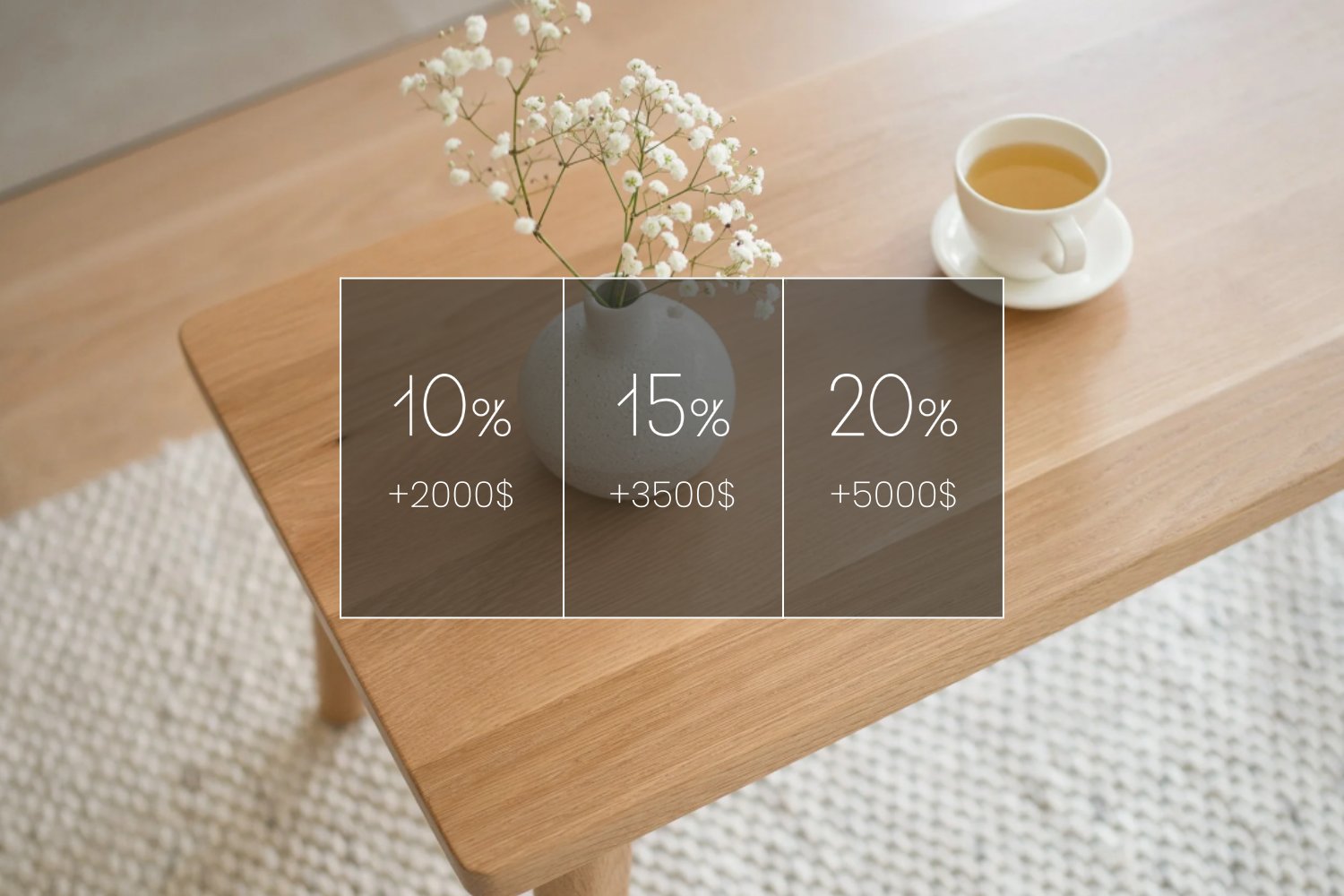 Tables basses – Woodstock & cie